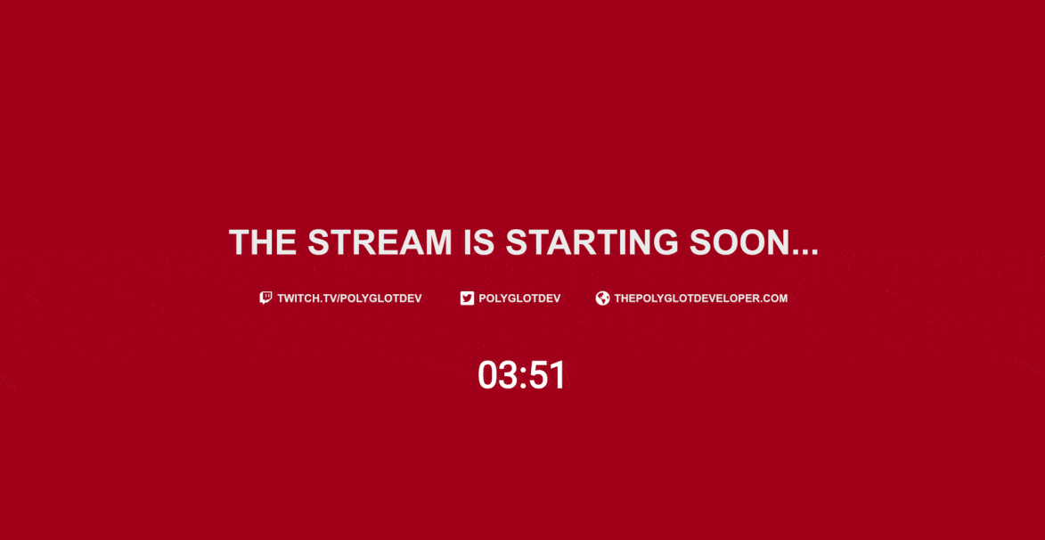 How To Create A Stream Countdown Timer For Twitch With JavaScript How To Create A Stream Countdown Timer For Twitch With JavaScript